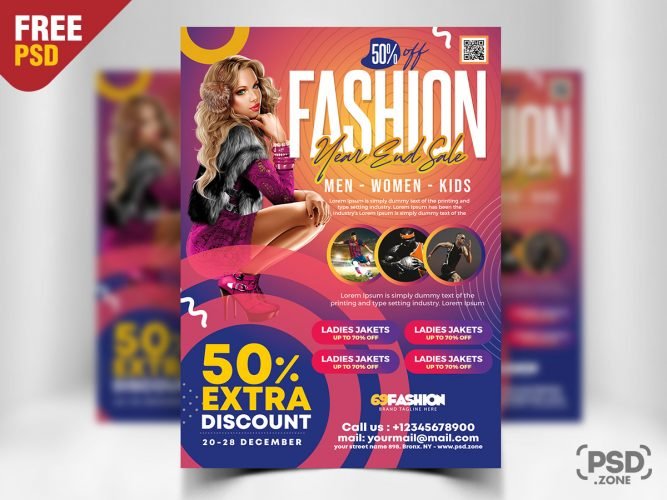Year End Sale Flyer PSD – PSD Zone