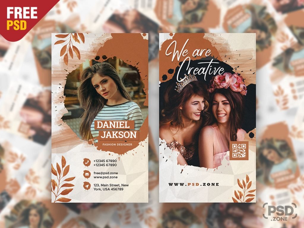 Fashion Designer Business Card PSD – PSD Zone