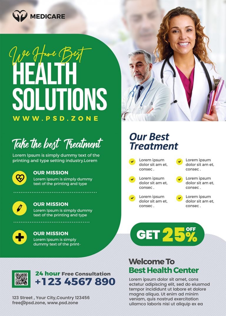 Medical Health Care AD Flyer PSD – PSD Zone