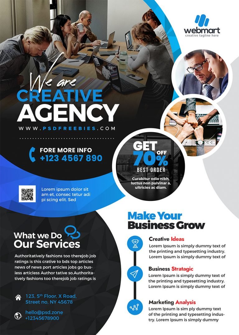 Business Corporate Flyer Template PSD – PSD Zone