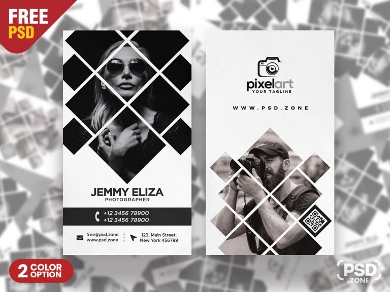 Stylish Photography Business Card PSD Templates – PSD Zone