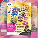Kids Summer Camp Flyer PSD Template – PSD Zone