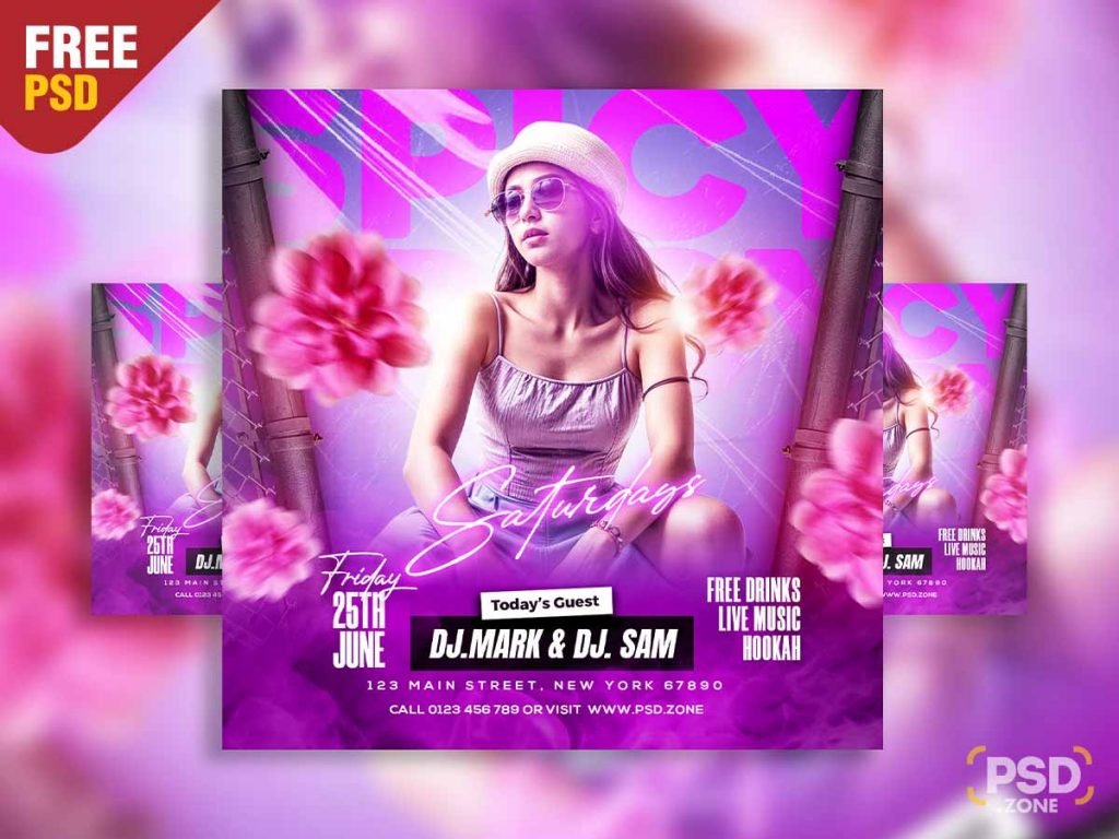 Spicy friday party social media post PSD – PSD Zone